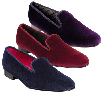 Plain Velvet Albert Slippers – Shipton & Heneage