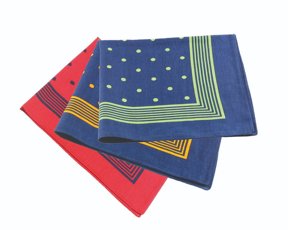 One-Spot Giant Cotton Hankies - 3 for £13.50 offer – Shipton & Heneage
