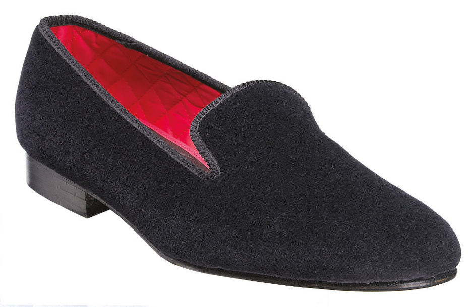 Plain Velvet Albert Slippers – Shipton & Heneage